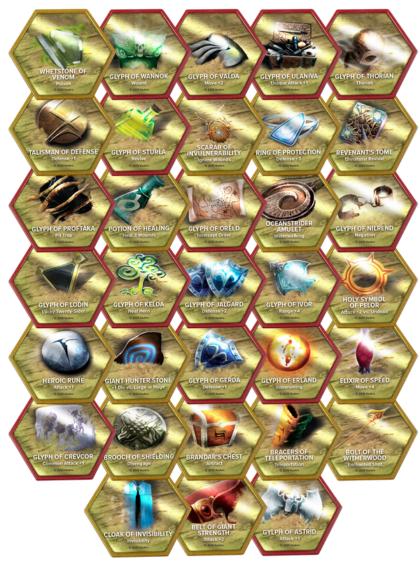 Renegade Glyph Pack - 33 Glyphs - All Things Heroscape
