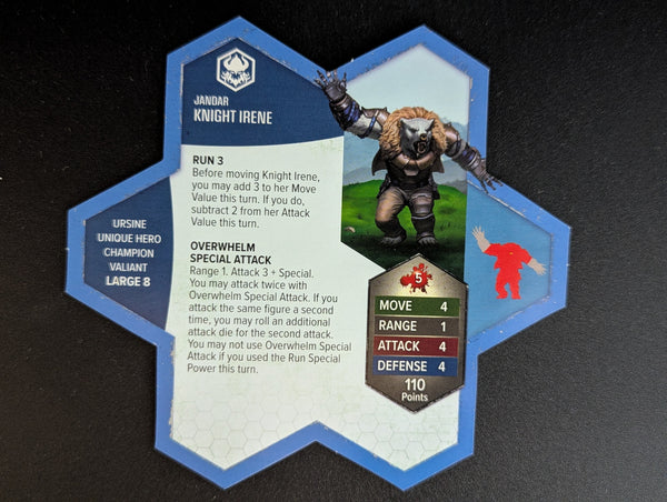 Knight Irene - Unique Hero - All Things Heroscape