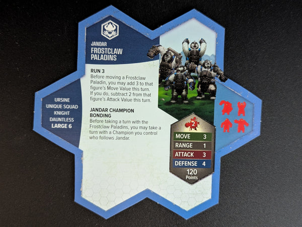 Frostclaw Paladins - Unique Squad - All Things Heroscape