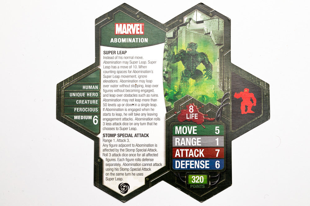Abomination - Unique Hero - All Things Heroscape