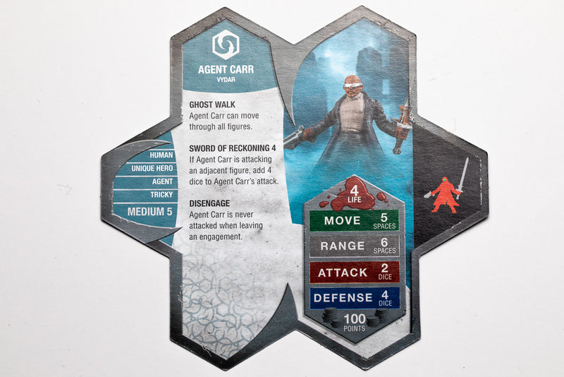 Agent Carr - Unique Hero - All Things Heroscape