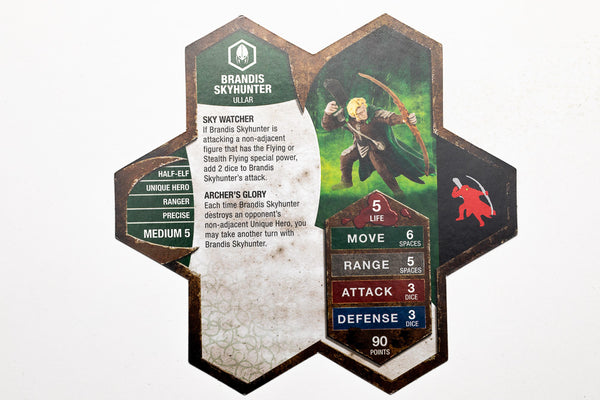 Brandis Skyhunter - Unique Hero - All Things Heroscape