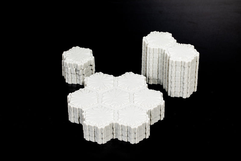 Marvel Concrete Terrain - 39 Hexes - All Things Heroscape