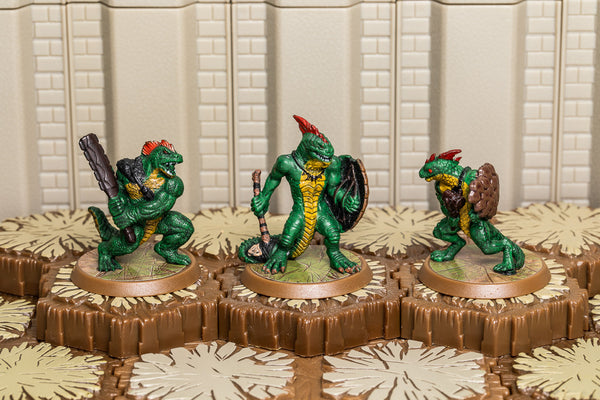 Greenscale Warriors - Common Squad - All Things Heroscape