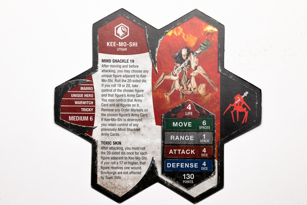 Kee-Mo-Shi - Unique Hero - All Things Heroscape